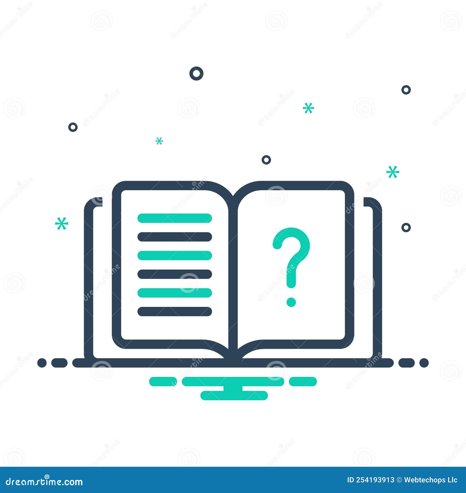 Mix Icon for What, Why and Who Stock Illustration - Illustration of ...