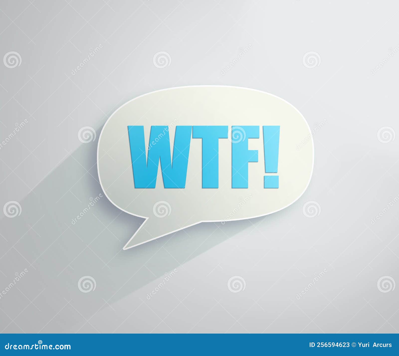 What the ...Illustration of a Speech Bubble with WTF Inside it. Stock ...