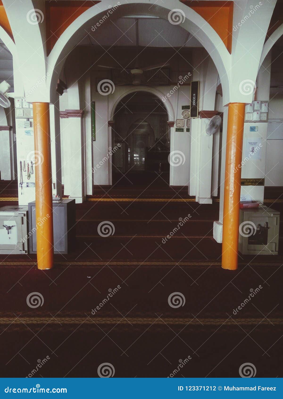 Inside Mosque Editorial Image | CartoonDealer.com #123371212