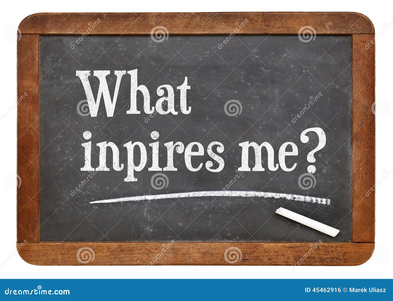 What inspires me? stock photo. Image of inspire, text - 45462916
