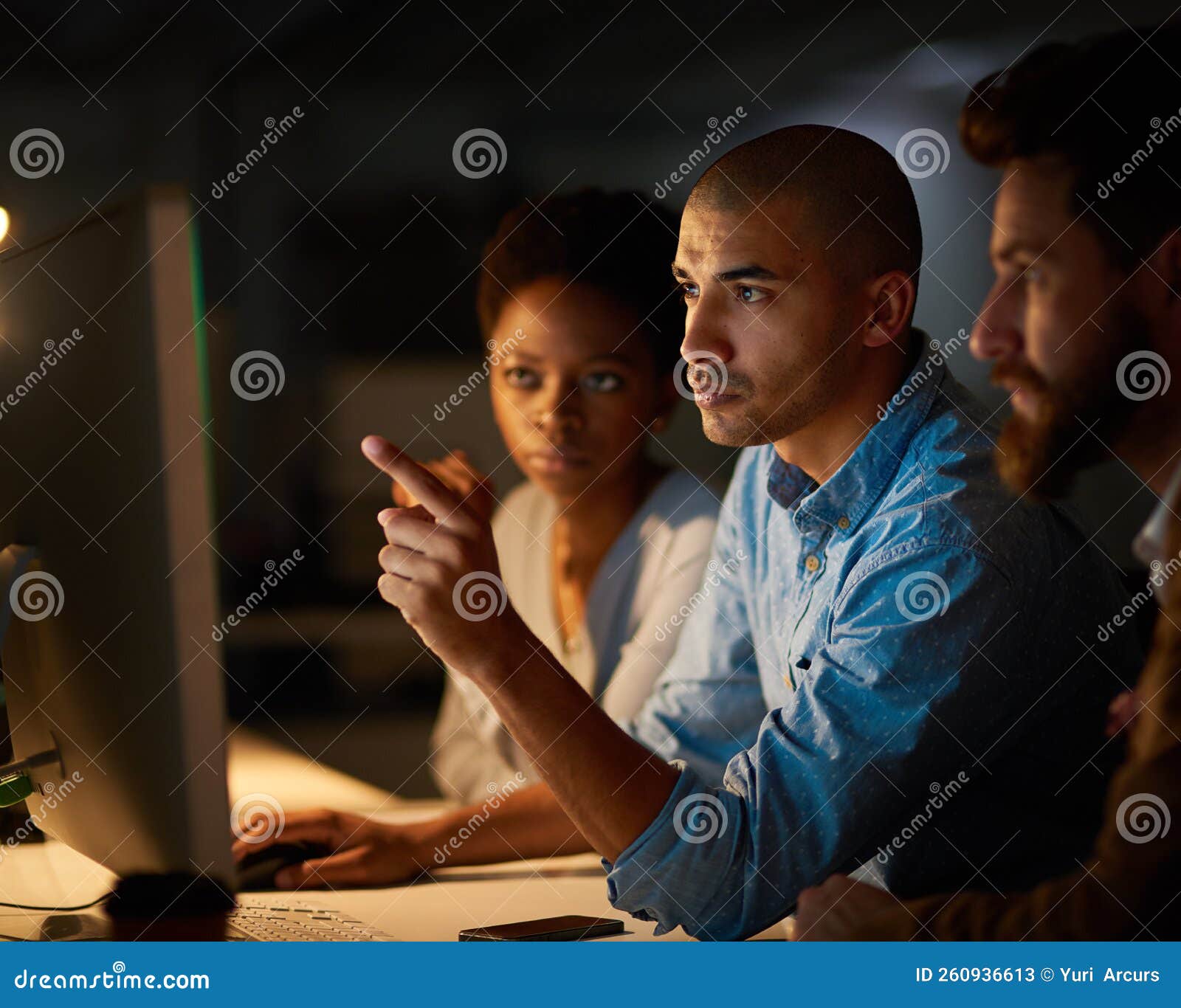 This is What Ive Been Working on...a Group of Colleagues Working Late ...