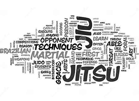 What is Jiu Jitsu Word Cloud Stock Illustration - Illustration of ...