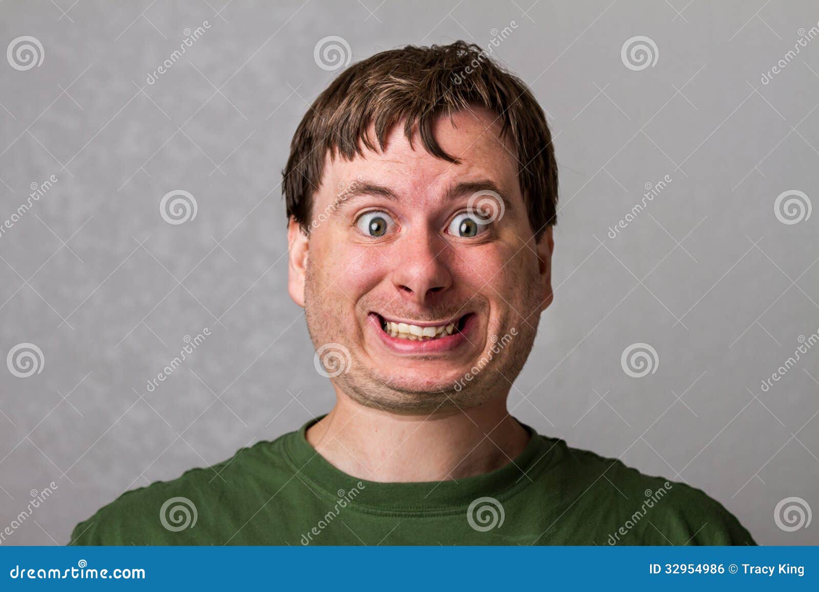 Unsettling Man Smiling