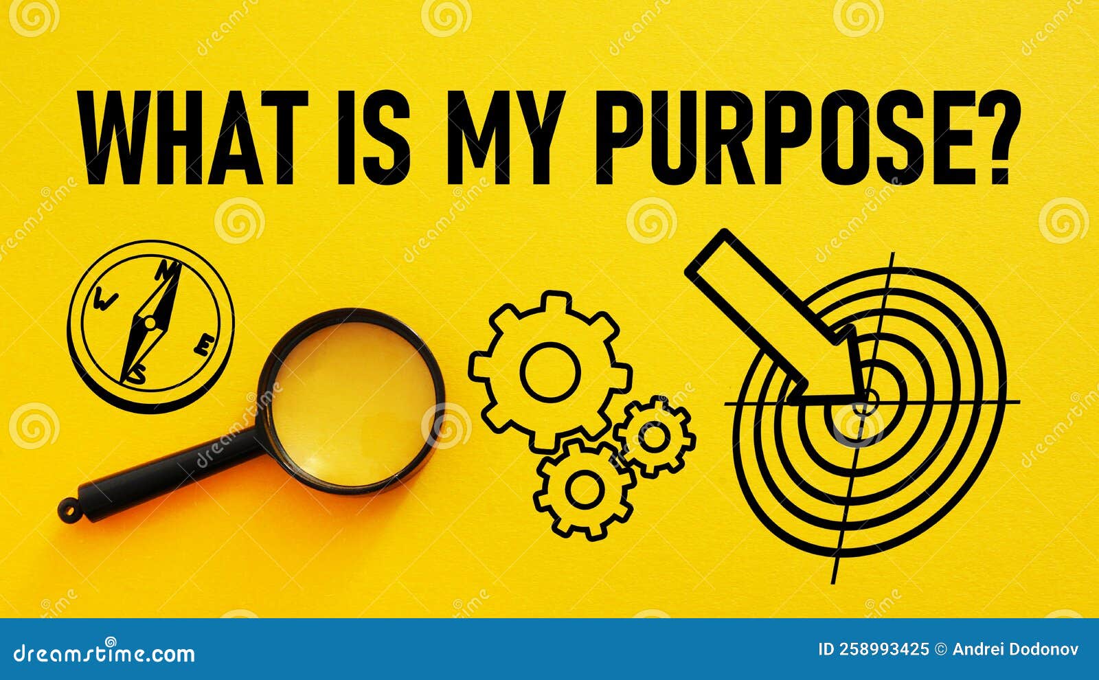 What is My Purpose is Shown Using the Text Stock Illustration ...