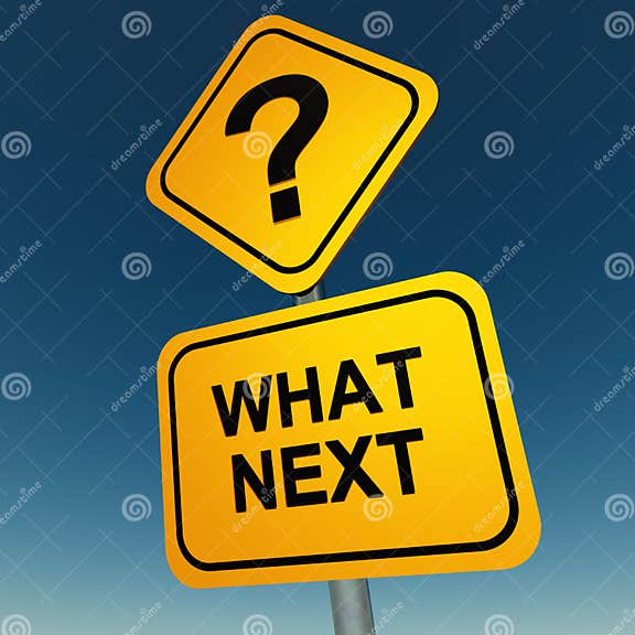 What next question stock illustration. Illustration of planning - 26555610