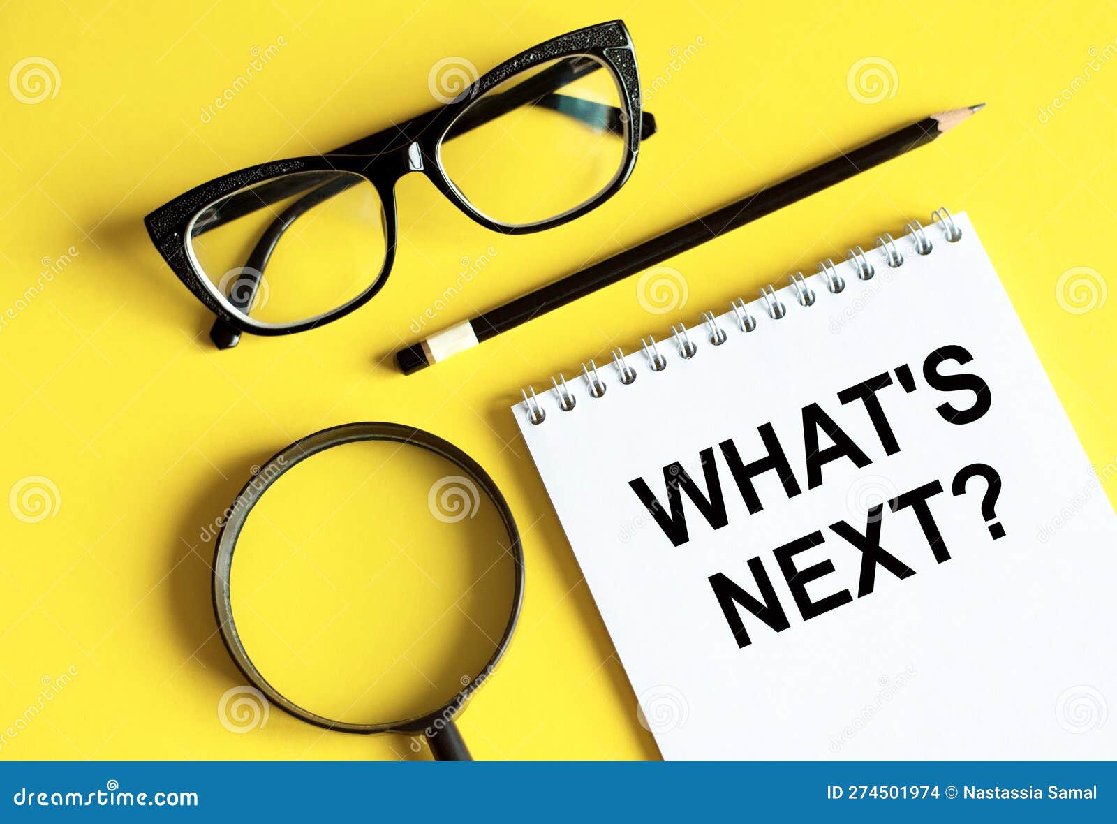 What is Next - Question Written on Notepad on the Office Desk Stock ...