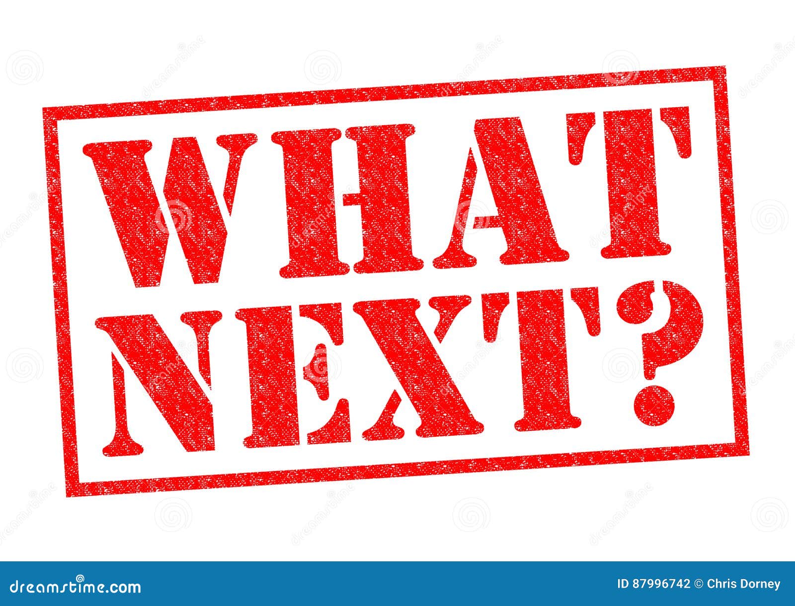 What Next Word On Giant Yellow Road Signs Stock Image | CartoonDealer ...