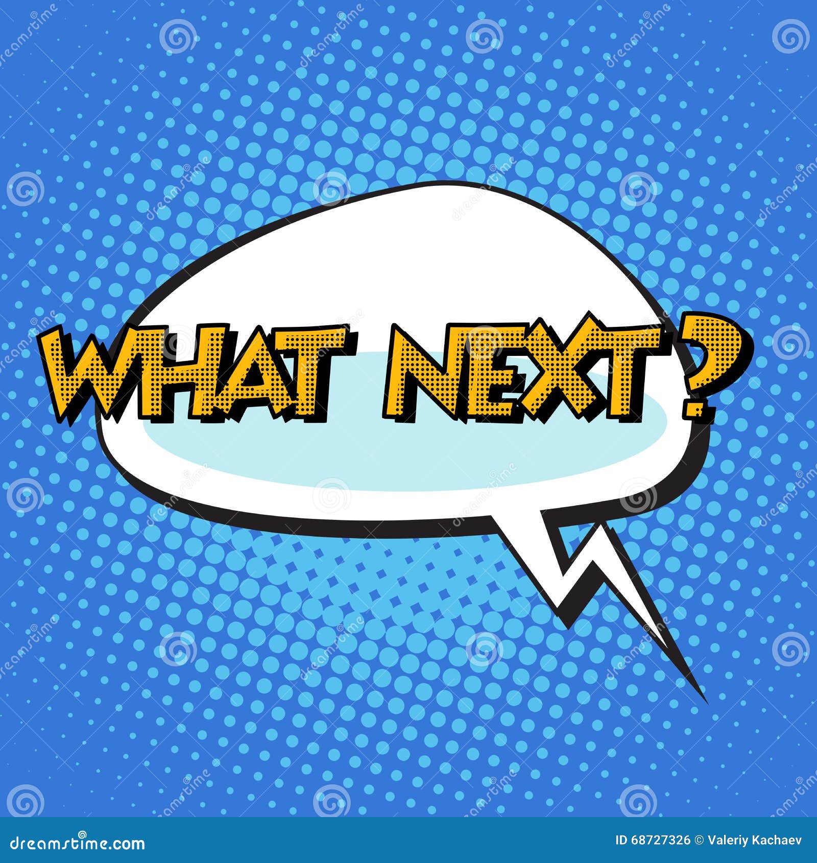 What Next Word On Giant Yellow Road Signs Stock Image | CartoonDealer ...