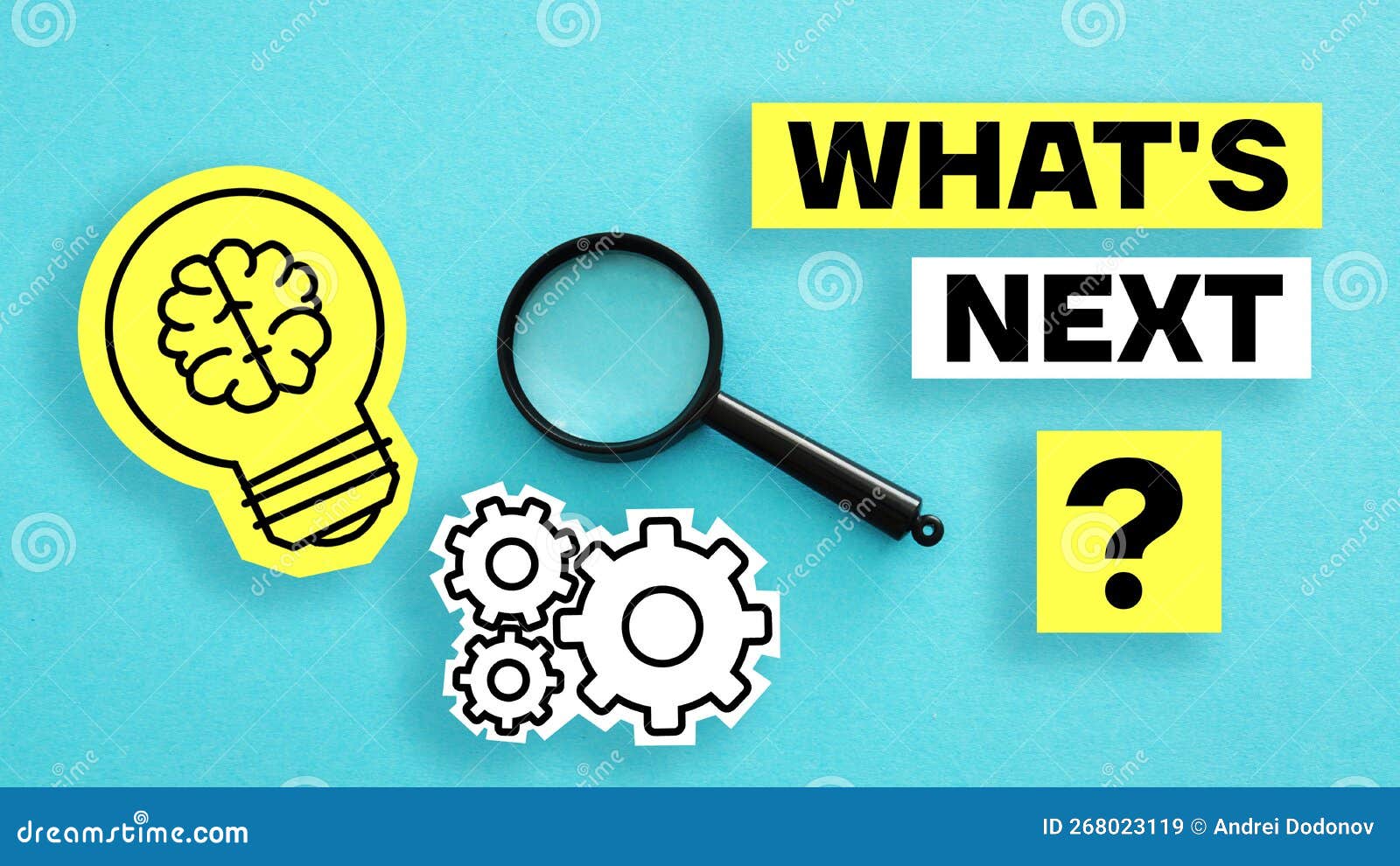 What is Next is Shown Using the Text Stock Image - Image of ...
