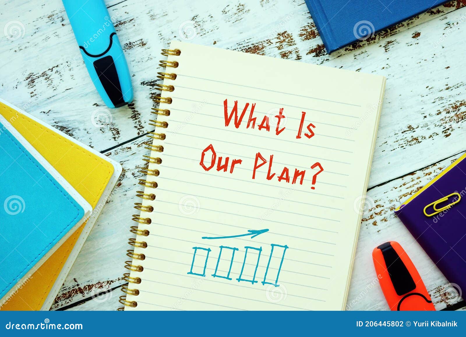 What is Our Plan? Sign on the Page Stock Photo - Image of plan ...