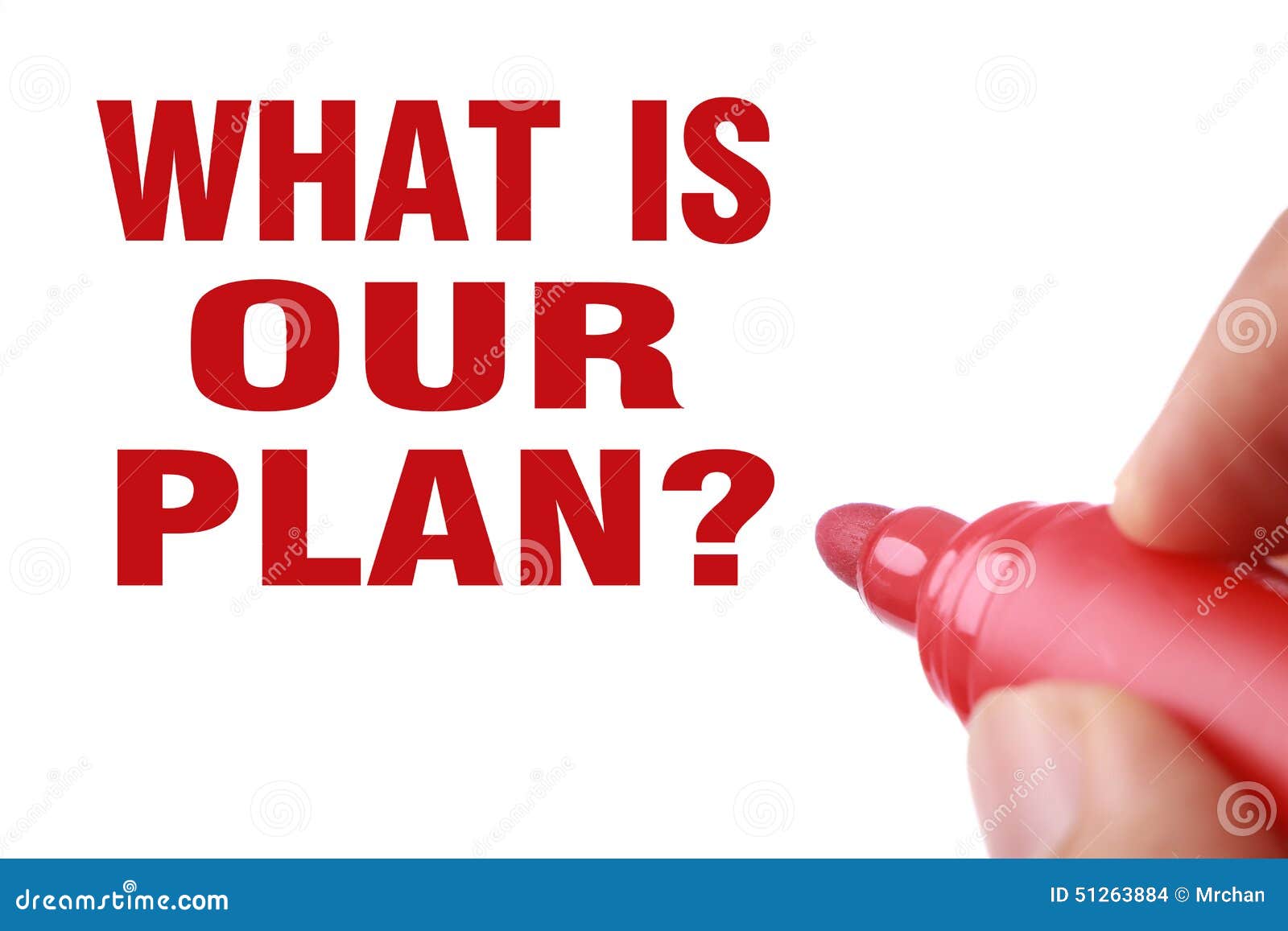 What is our plan stock photo. Image of printing, isolated - 51263884