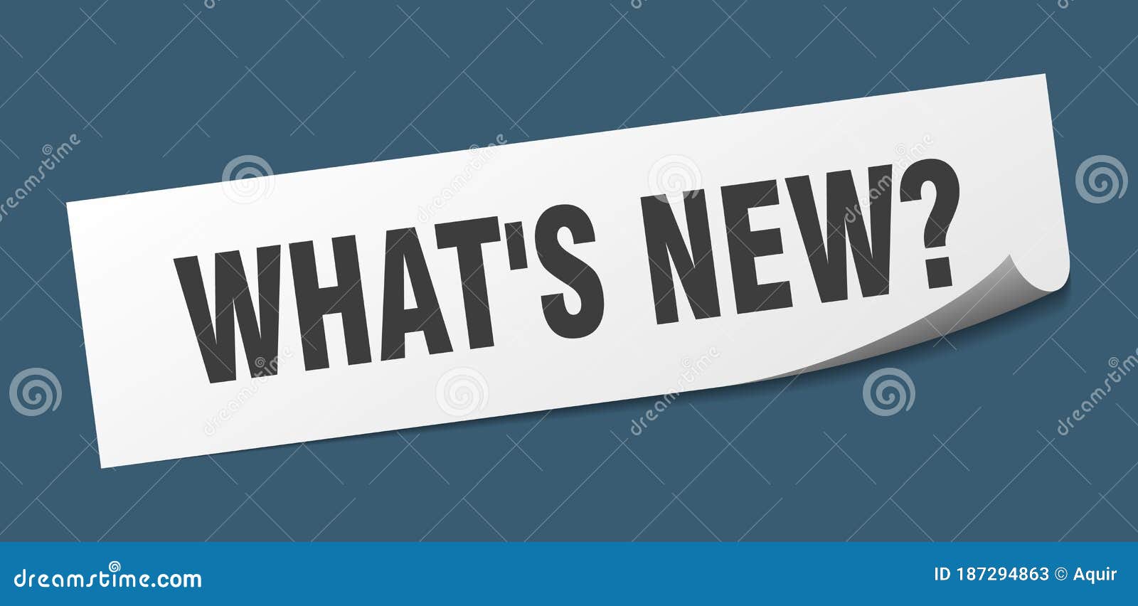 What S New? Sticker. What S New? Square Isolated Sign Stock Vector ...