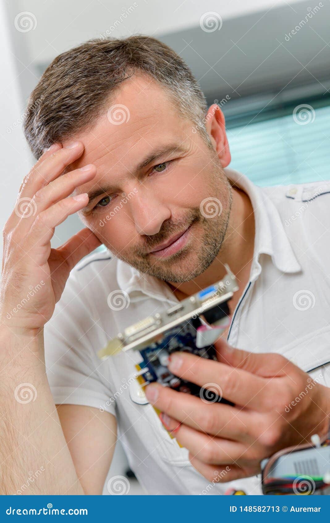 What`s Wrong with this Component Stock Image - Image of machine ...