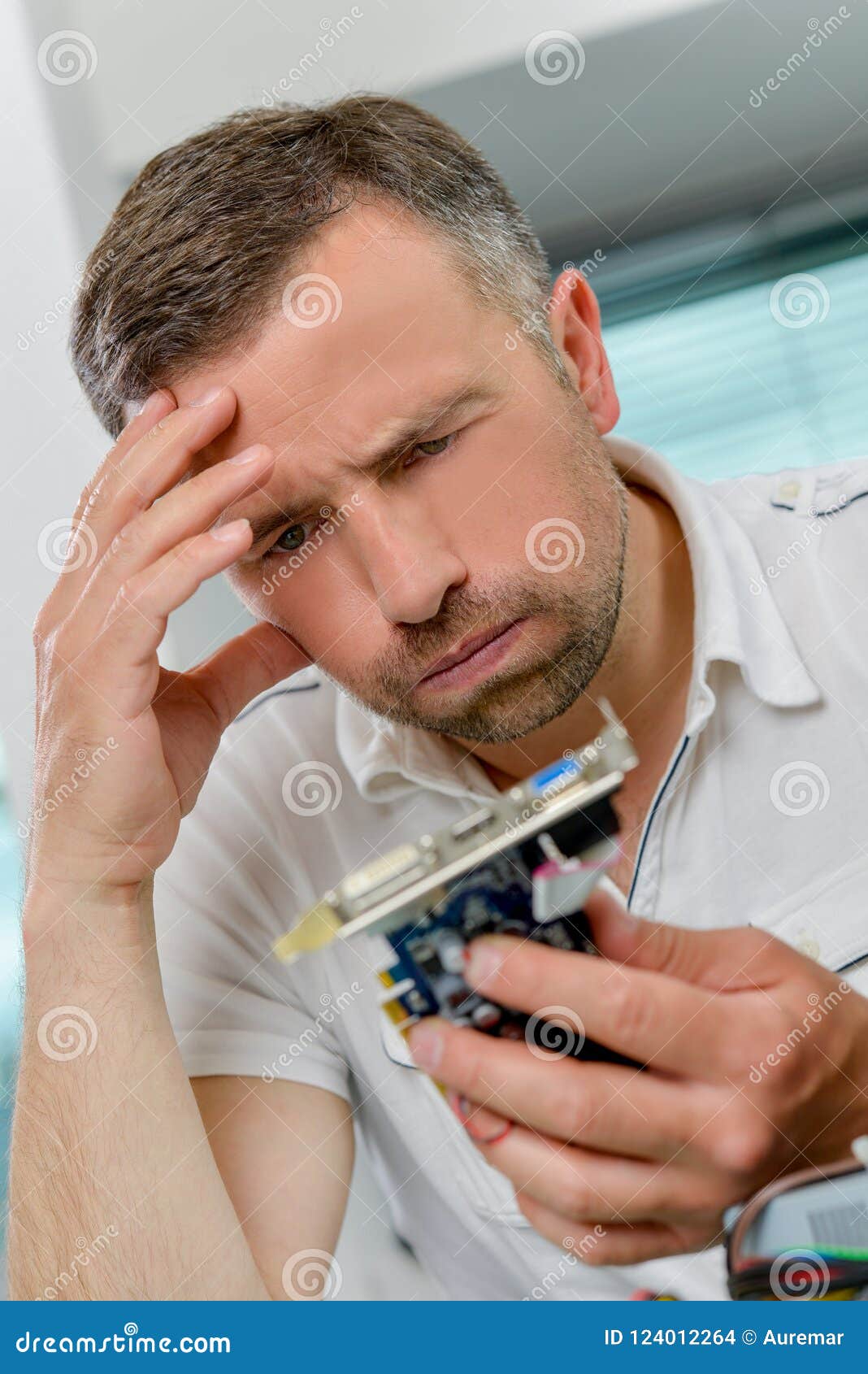What`s Wrong with this Component Stock Photo - Image of service ...