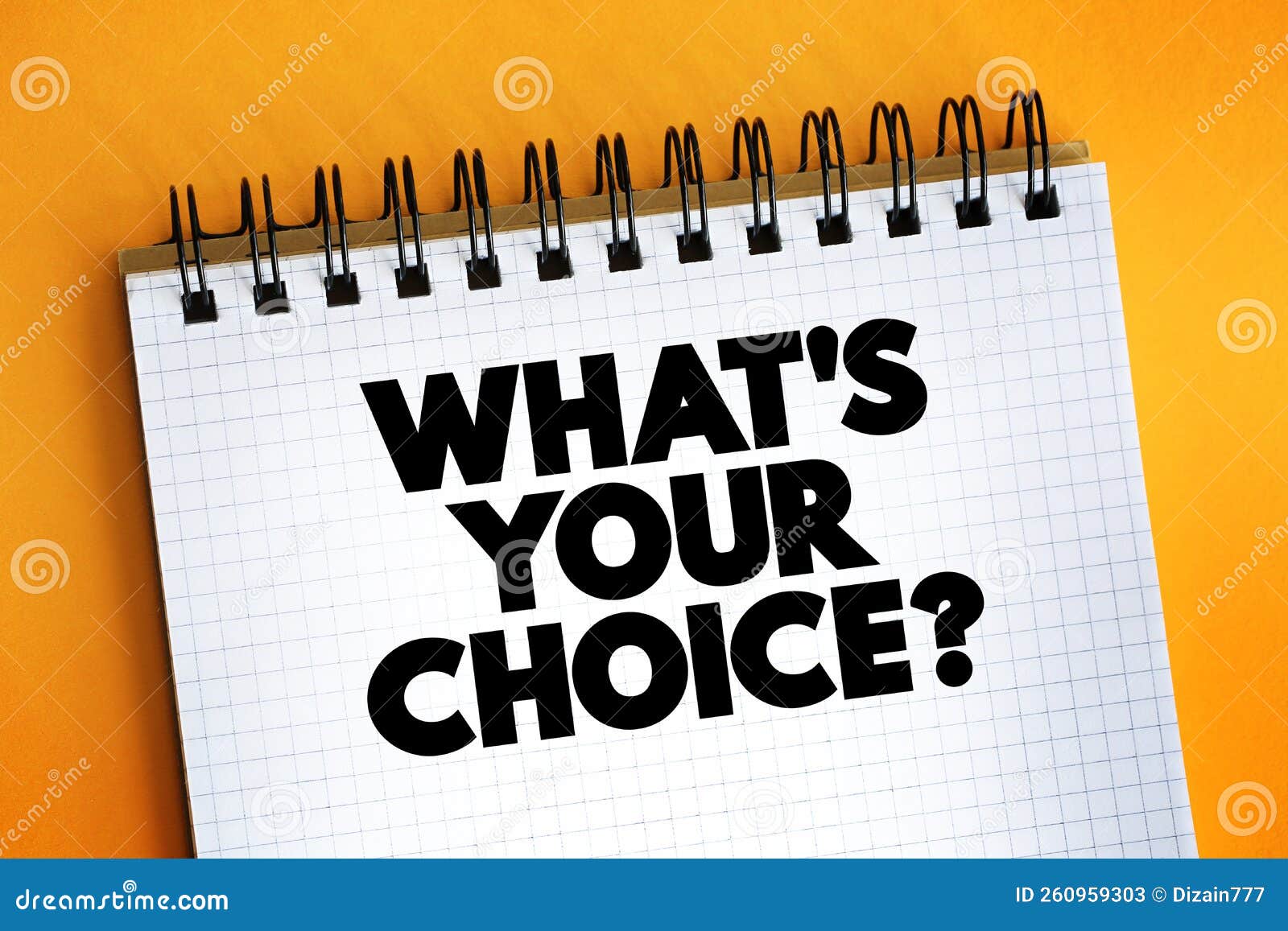 What`s Your Choice Text Quote, Concept Background Stock Image - Image ...
