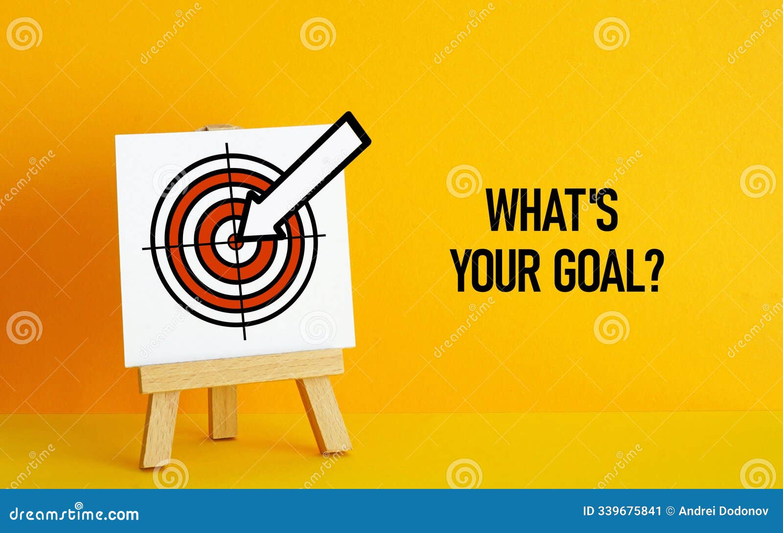 What S Your Goal Question is Shown Using the Text Stock Image - Image ...