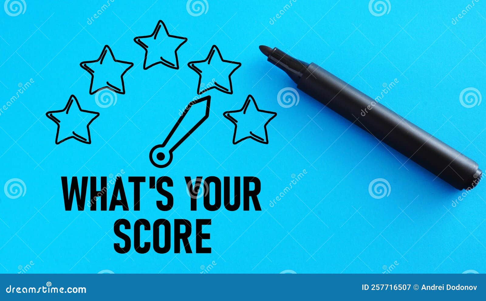 What`s Your Score is Shown Using the Text Stock Image - Image of review ...