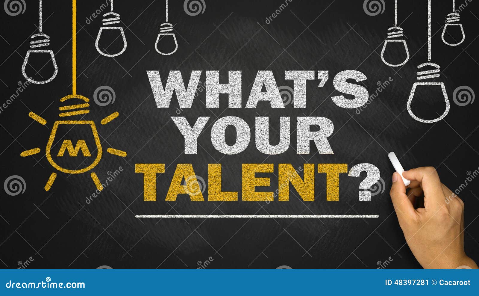 What's Your Talent Stock Photo - Image: 48397281