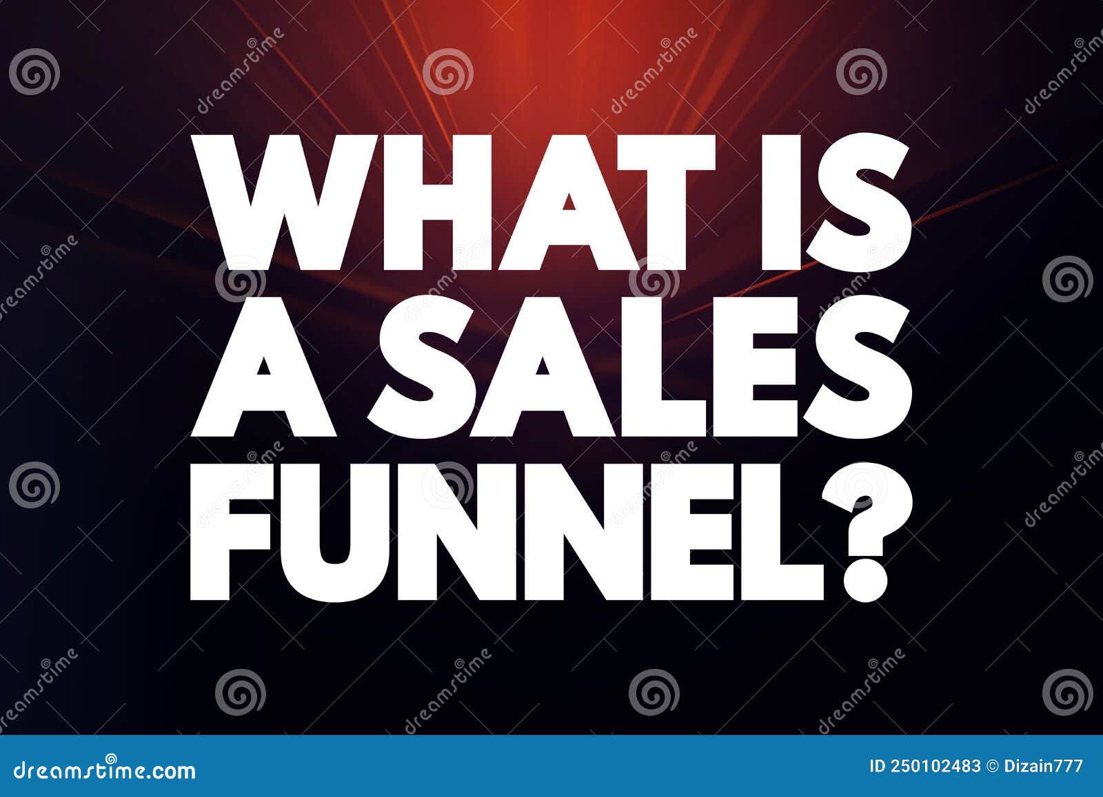 What is a Sales Funnel Text Quote, Concept Background Stock ...