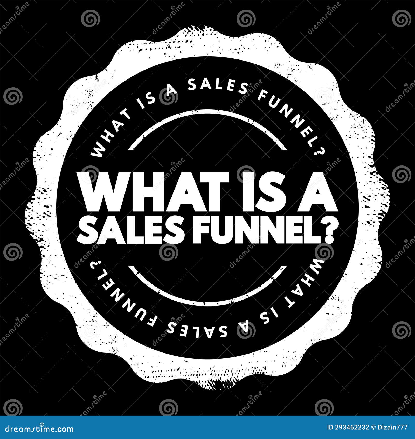 What is a Sales Funnel Text Quote, Concept Background Stock Photo ...