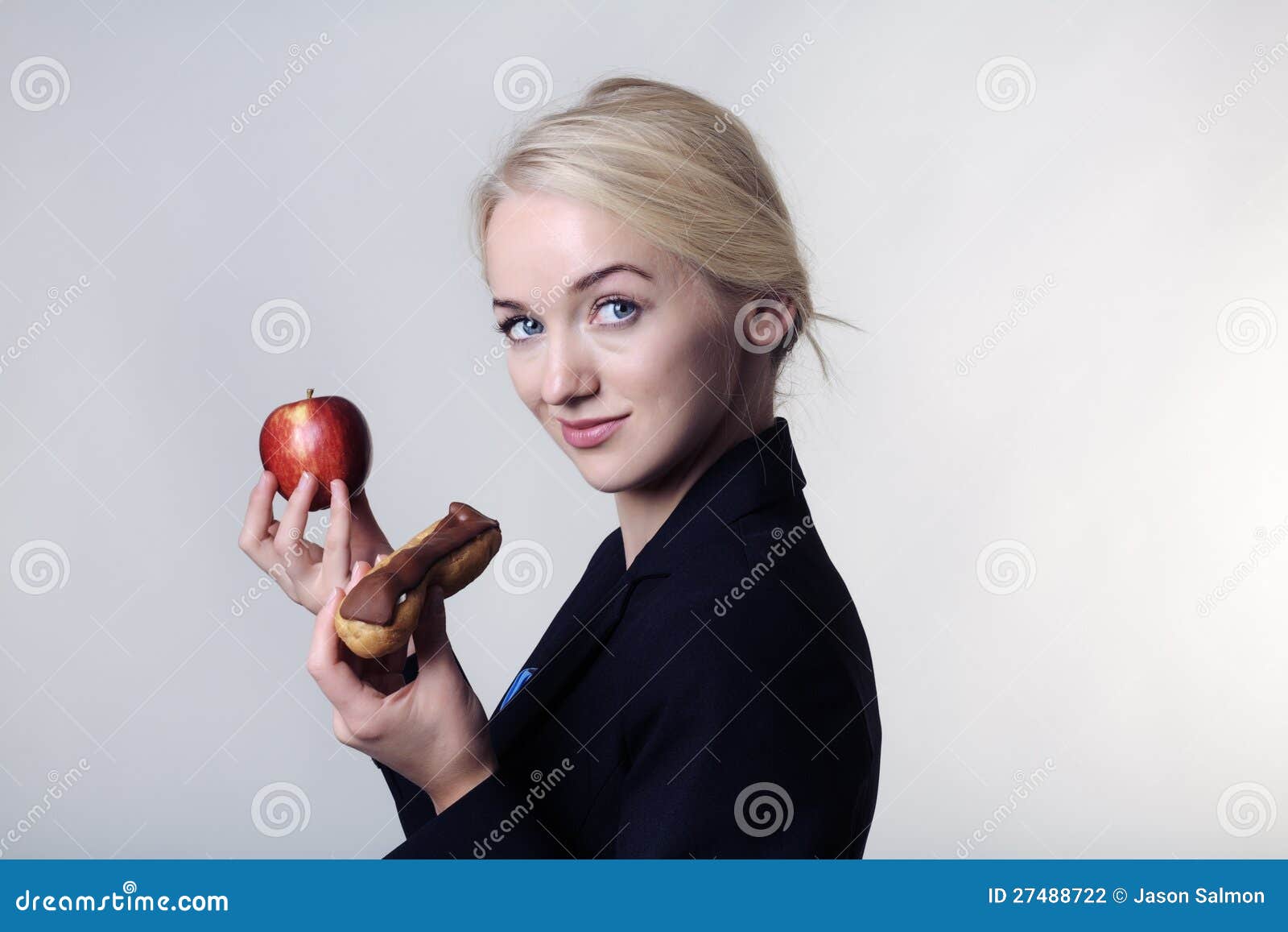 What Should I Eat To Keep My Figure Stock Photo - Image of compare ...
