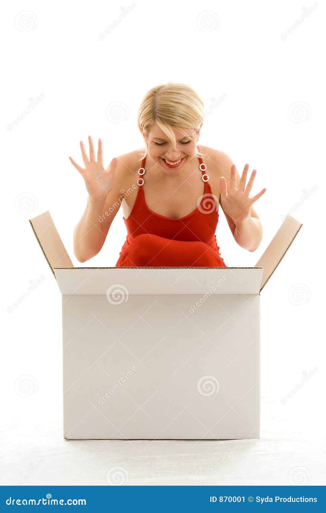 What a surprise! stock image. Image of blond, empty, caucasian - 870001