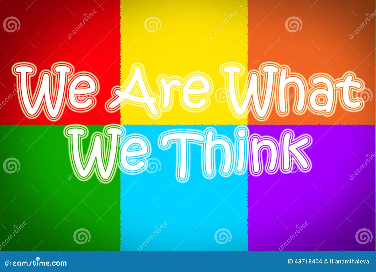 We are What we Think Concept Stock Photo - Image of successful ...