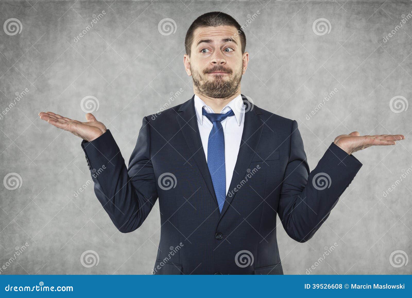 What To Choose I Can Not Decide Stock Photo - Image of broker, arms ...