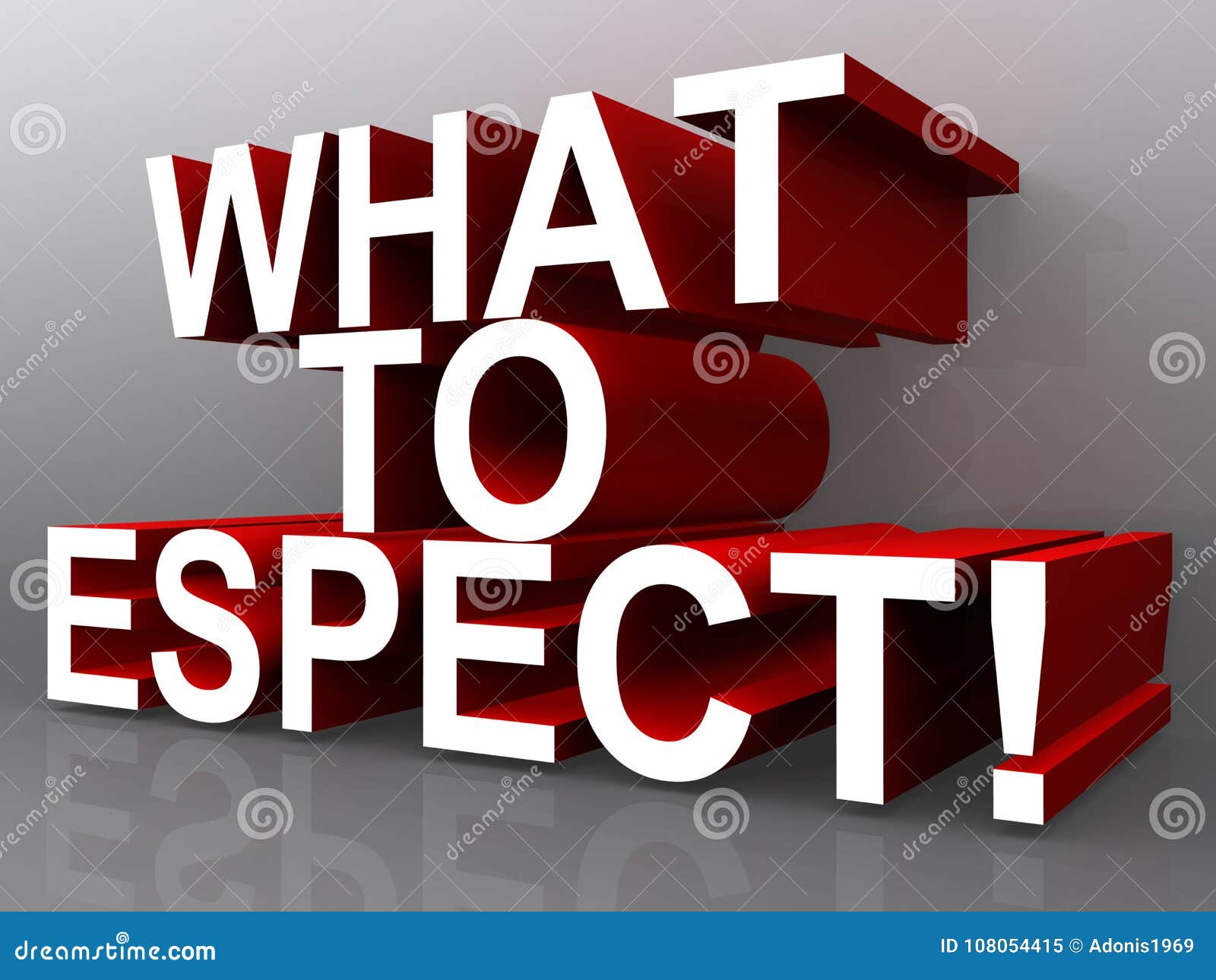 What to espect sign stock illustration. Illustration of dimensional ...