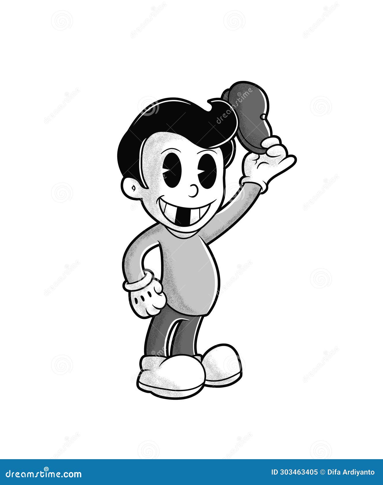 Cute Man Vintage Cartoon Illustration Stock Illustration - Illustration ... Cute Man Vintage Cartoon Illustration Stock Illustration - Illustration ...