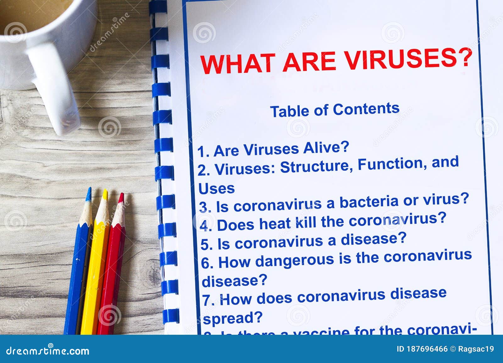 What are Viruses Concept- Concept for Definition of Virus Stock Photo ...