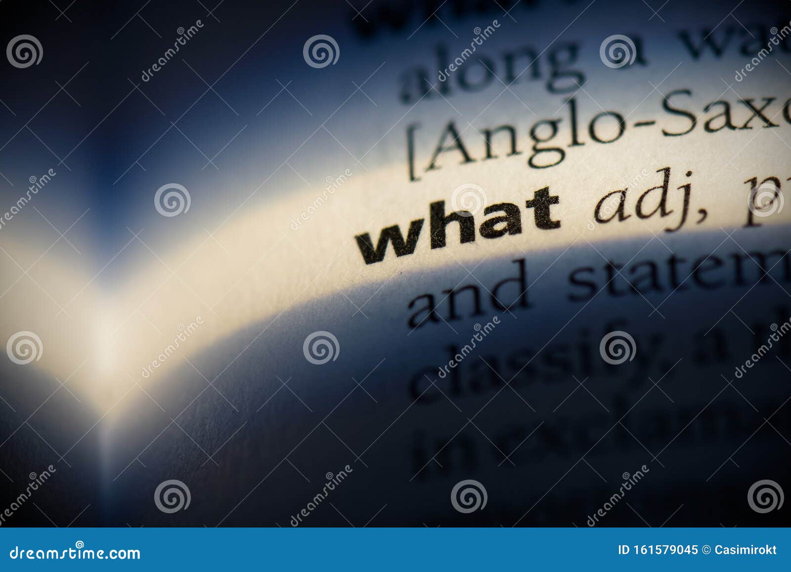 What stock image. Image of concept, focus, highlight - 161579045