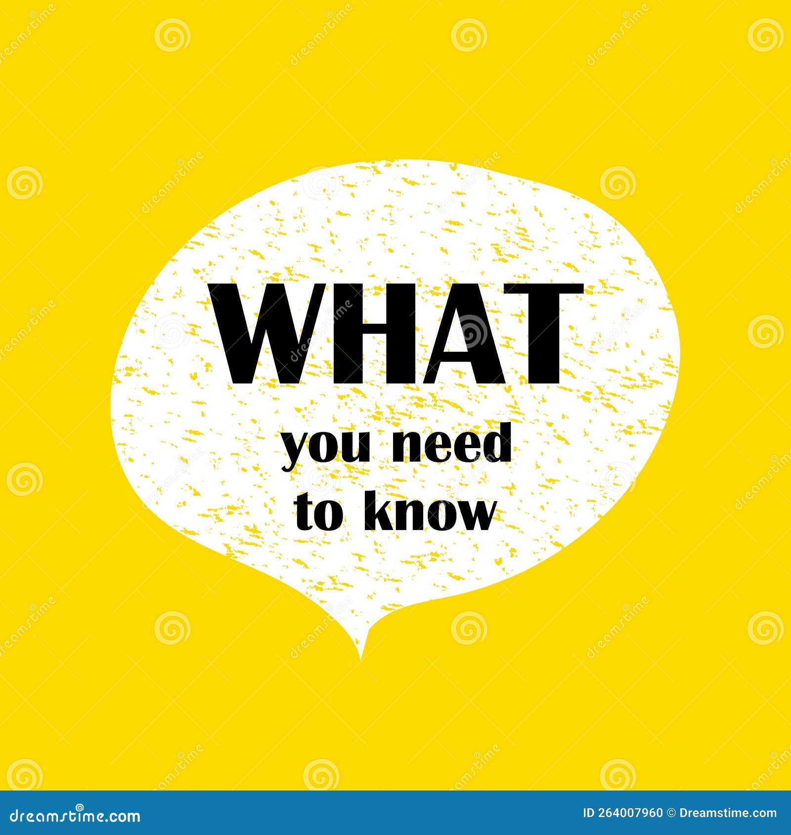 What You Need To Know. Vector Icon Stock Vector - Illustration of text ...