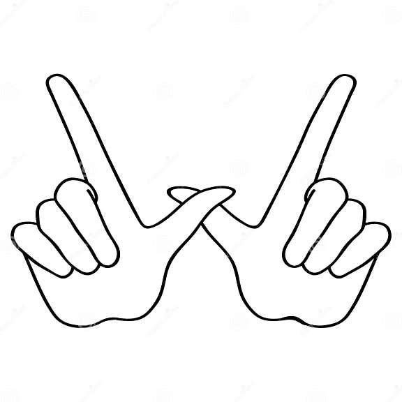 Whatever Hand Sign Vector Illustration by Crafteroks Stock Vector ...