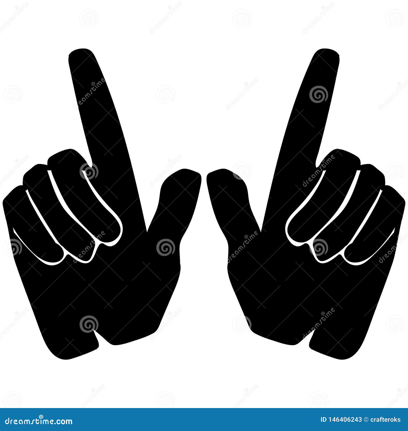 Whatever Hand Sign Vector Illustration by Crafteroks Stock Vector ...