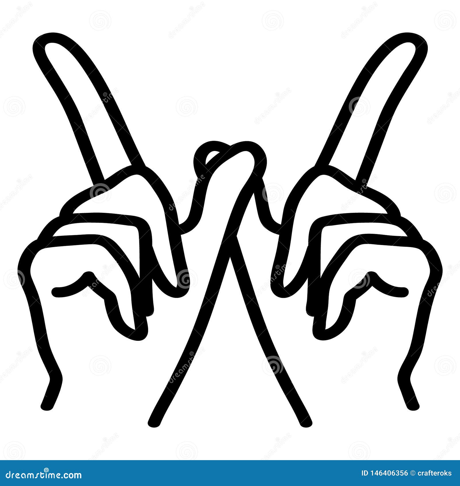 Whatever Hand Sign Vector Illustration by Crafteroks Stock Vector ...