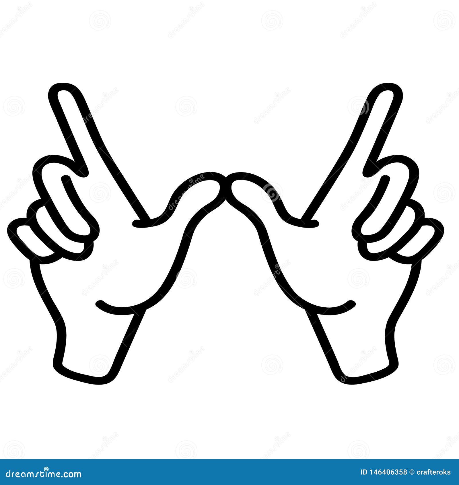 Whatever Hand Sign Vector Illustration by Crafteroks Stock Vector ...