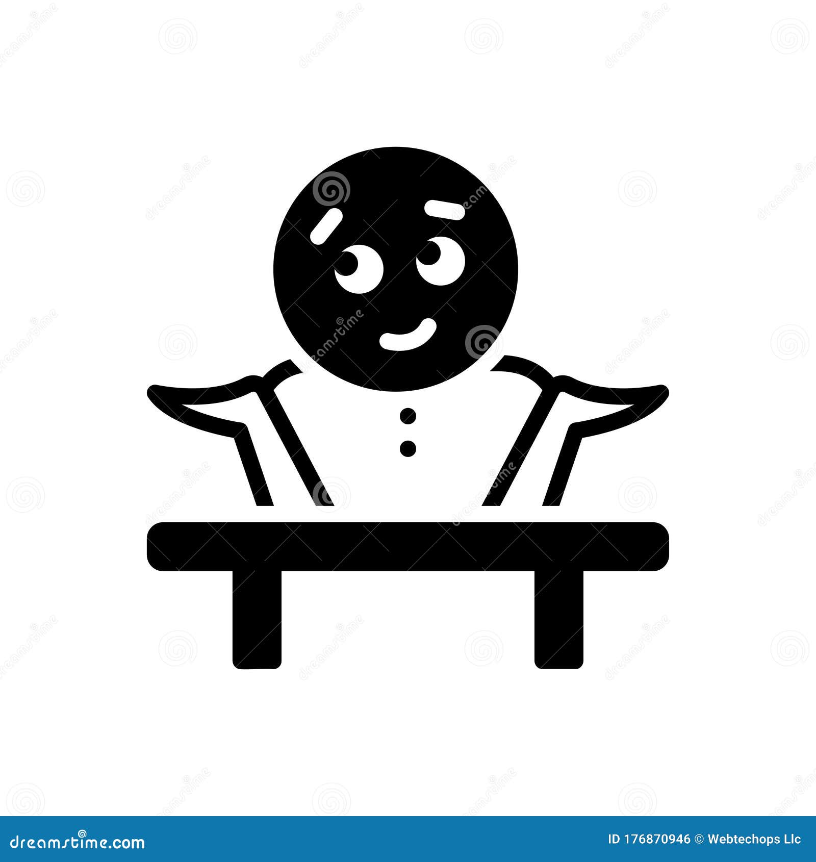 Black Solid Icon for Whatever, What and Whoever Stock Vector ...