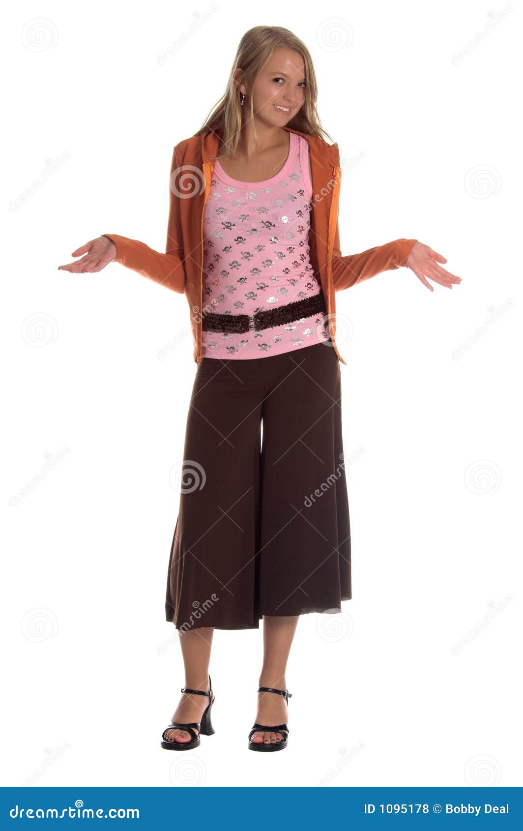 Whatever Shrug stock photo. Image of isolated, fashion - 1095178