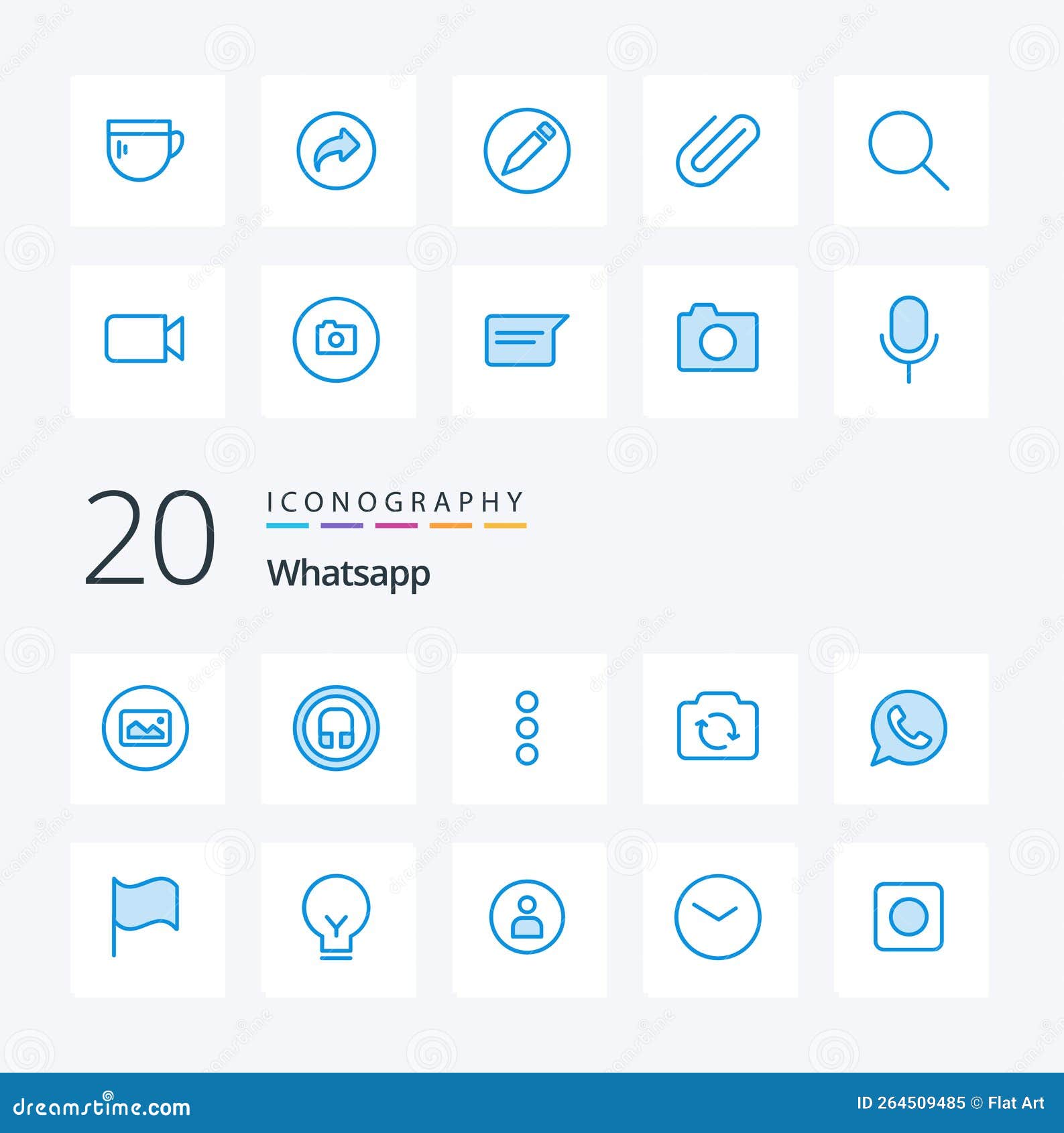 20 Whatsapp Blue Color Icon Pack Like Telephone App App Ui Refresh ...