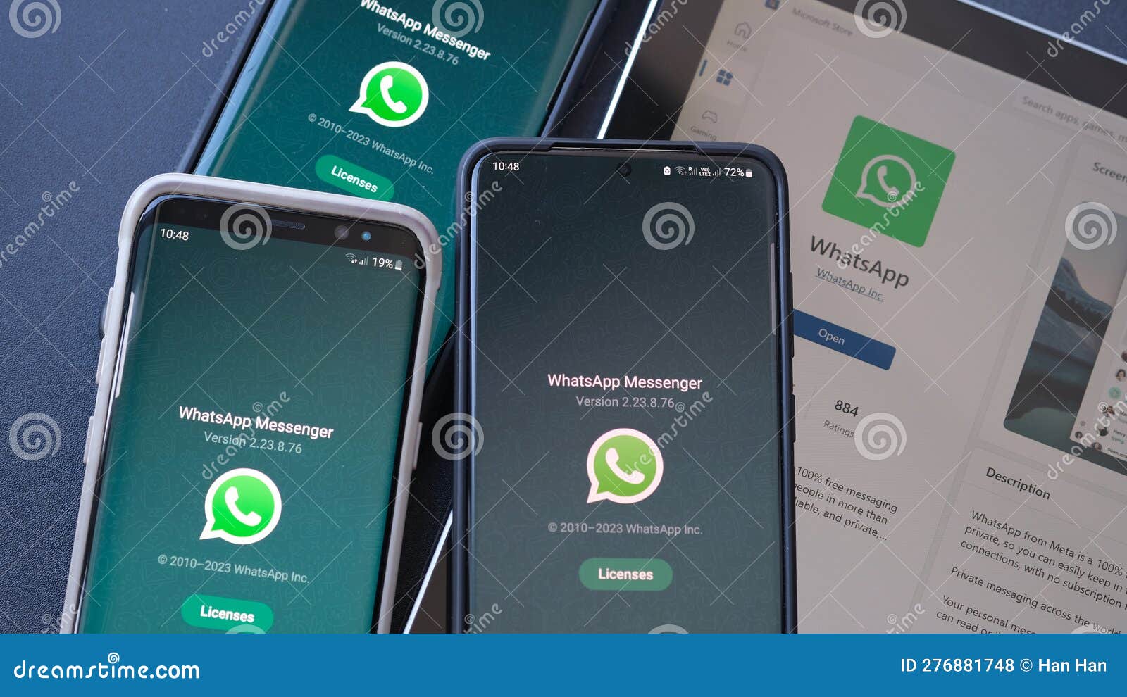 WhatsApp Login in Multi Device. Editorial Stock Photo - Image of ...