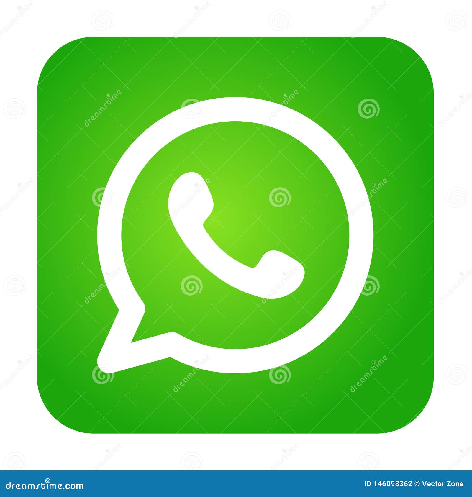 WhatsApp Logo Icon Vector with Gradient Design Illustration Editorial ...