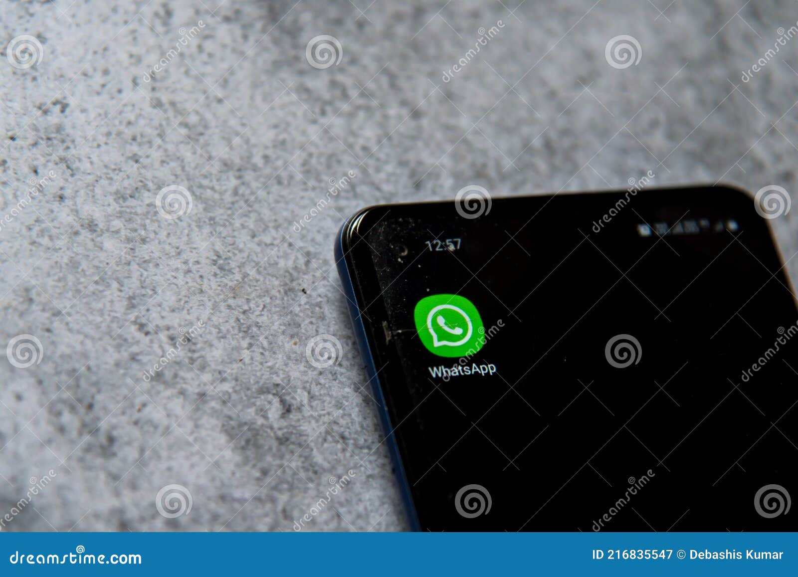 Whatsapp Logo On The Screen Smartphone Close-up Editorial Image ...