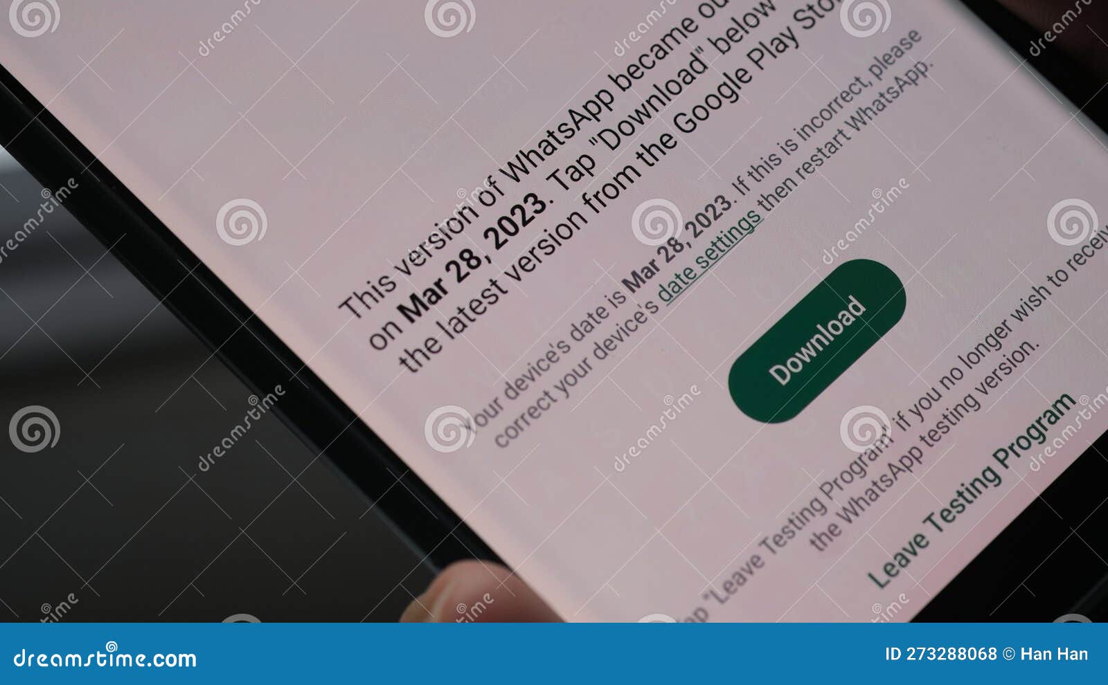 WhatsApp Beta Update Notification Editorial Stock Photo - Image of ...