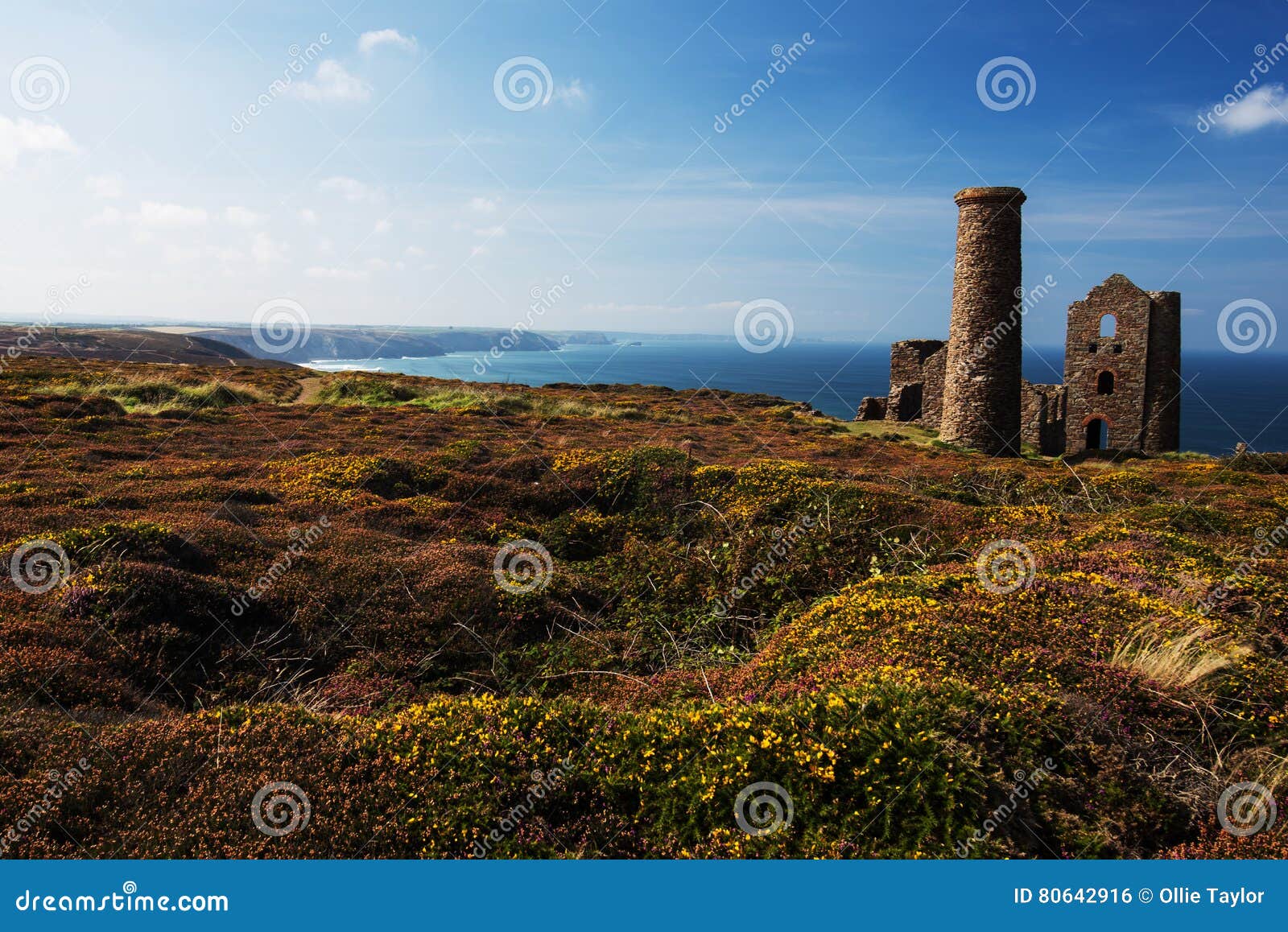 Wheal Coates Mine stock photo. Image of coates, pathway - 80642916