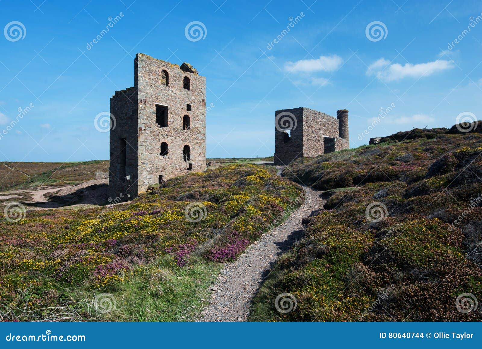 Wheal Coates Mine stock photo. Image of trust, south - 80640744