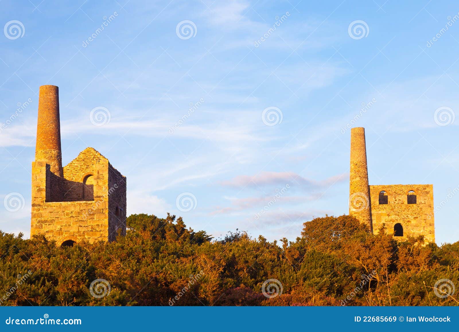 Wheal Peevor stock image. Image of england, historic - 22685669