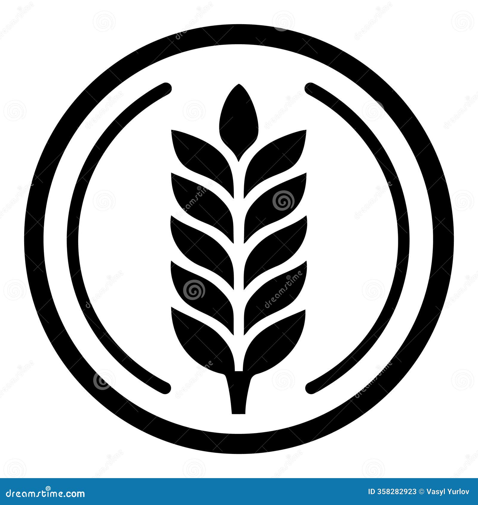 Wheat Agriculture Watt Ear Logo Template Vector Icon Design Stock ...