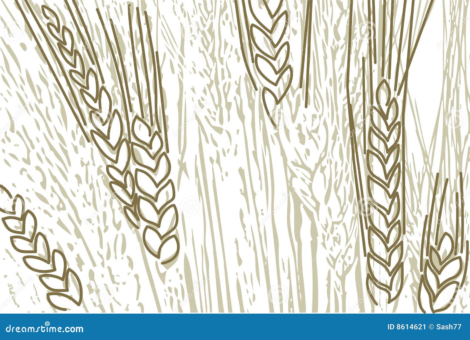 Wheat background stock vector. Illustration of food, cloud - 8614621