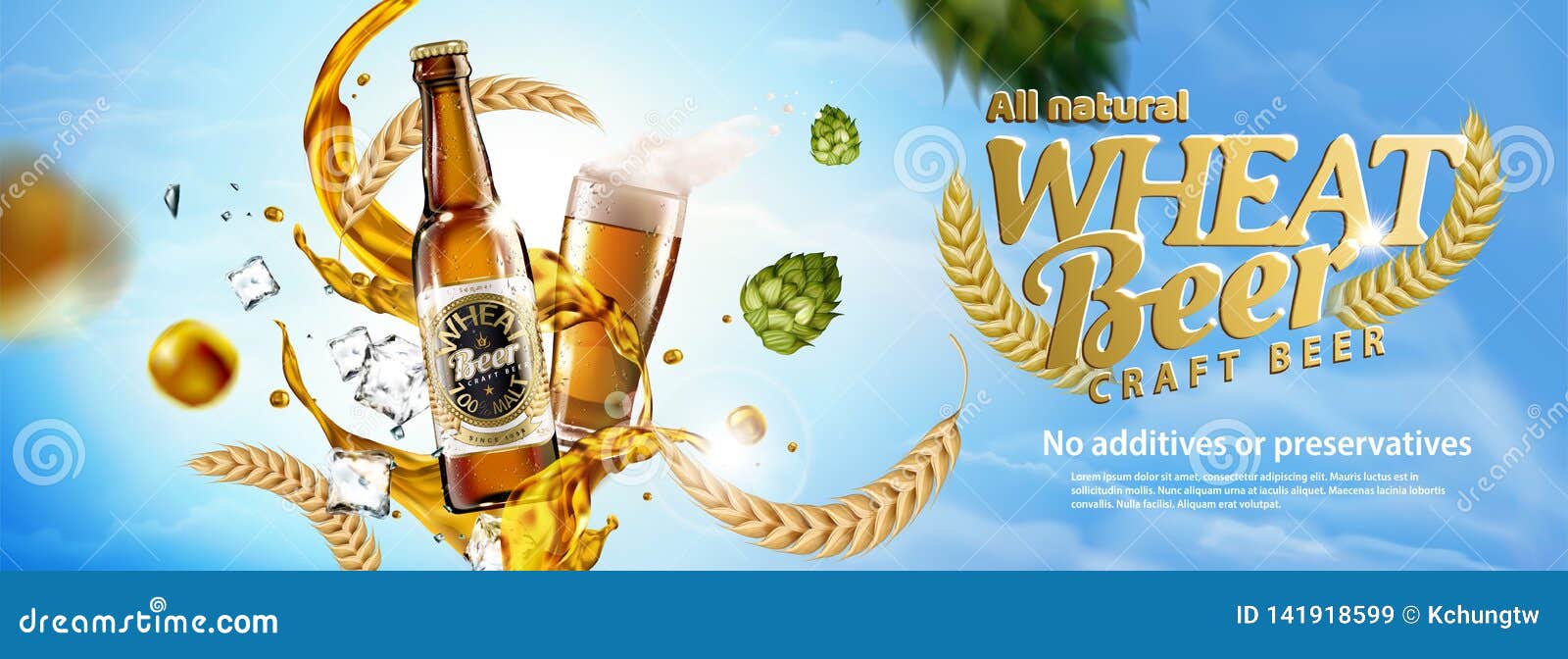 Beer Banner Icons Design. Royalty-Free Stock Image | CartoonDealer.com ...